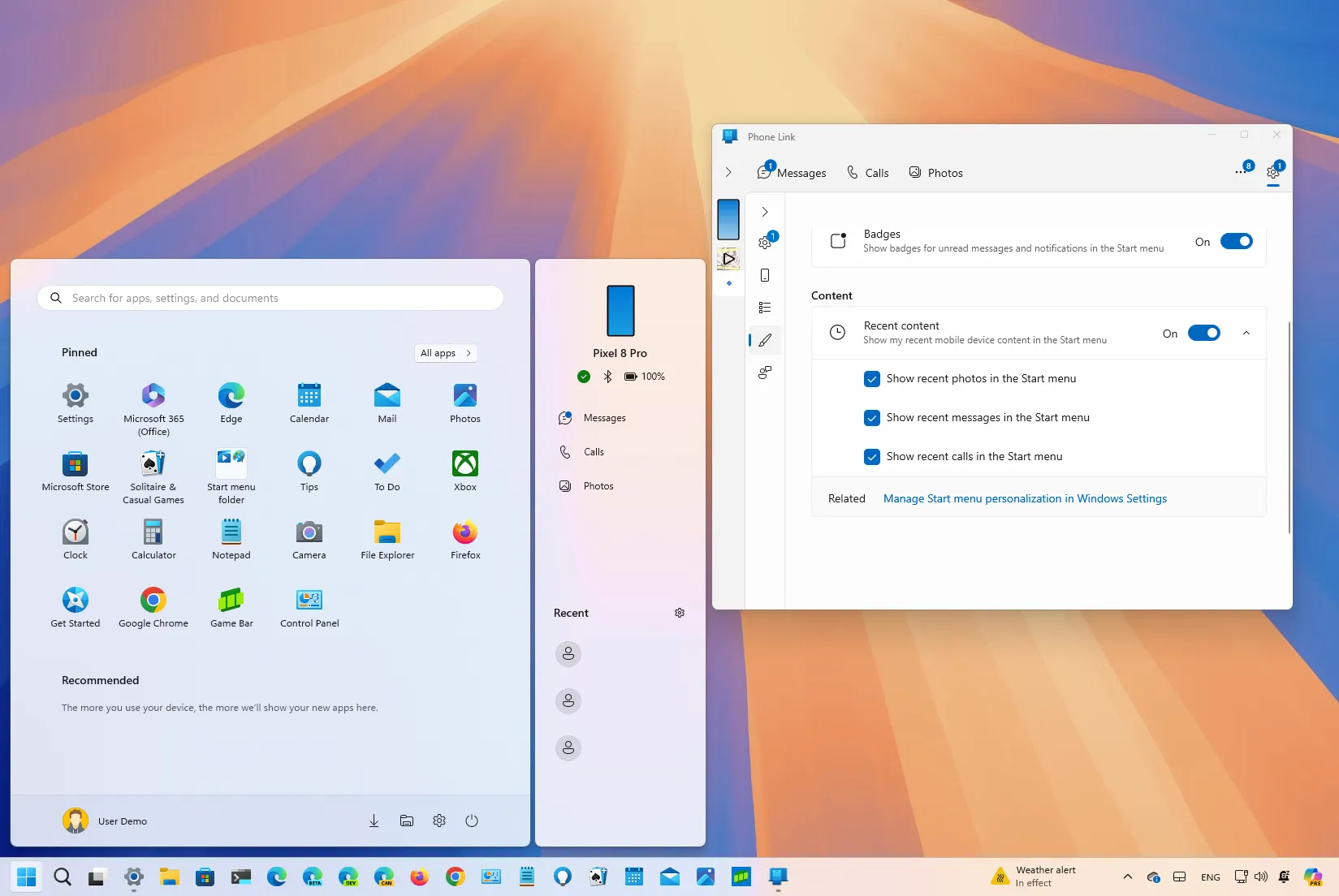 Windows 11 gets new Start menu mobile sidebar and inferior Copilot app (preview) - Pureinfotech