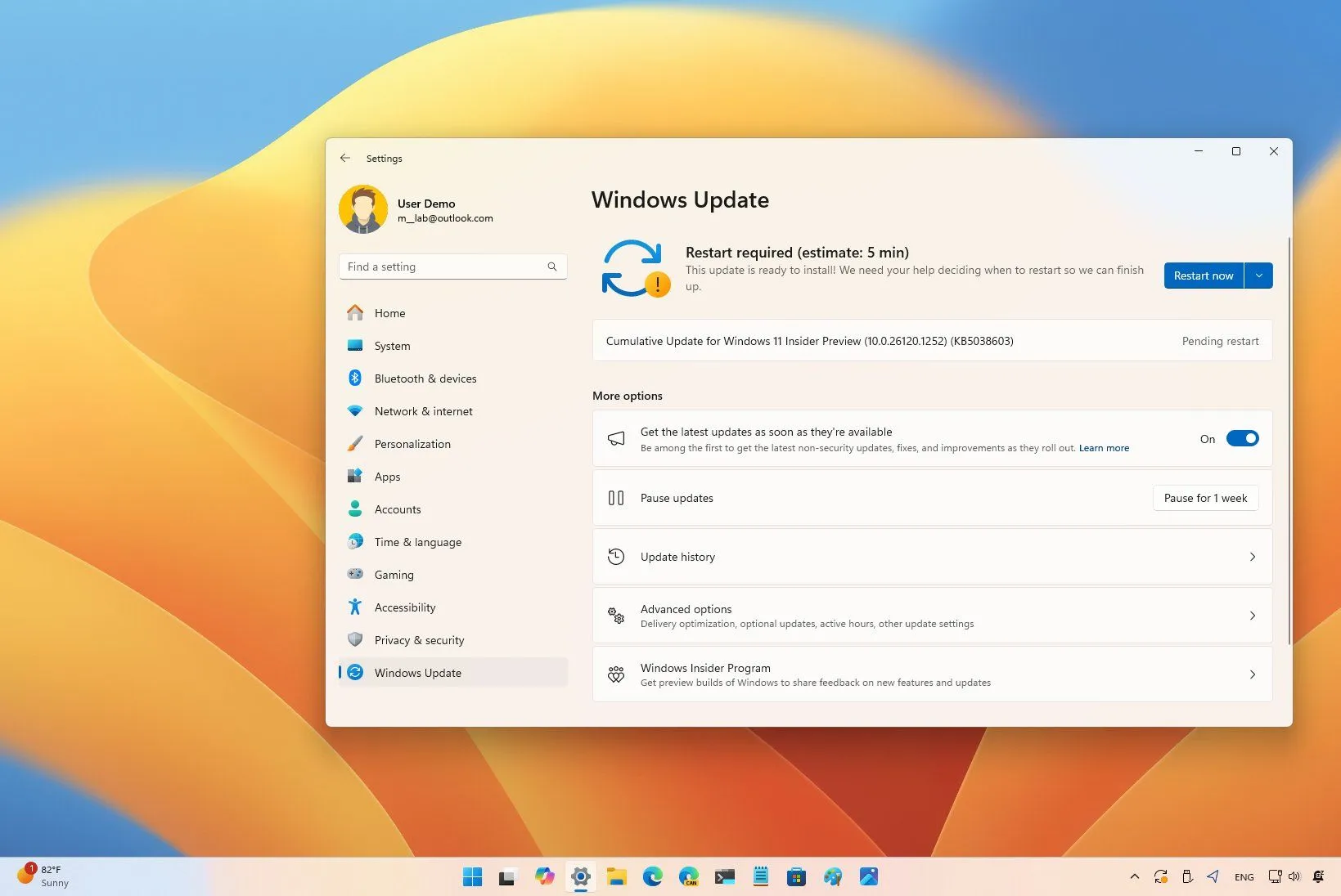 Windows 11 build 26120.1252 outs resuming the Dev Channel - Pureinfotech