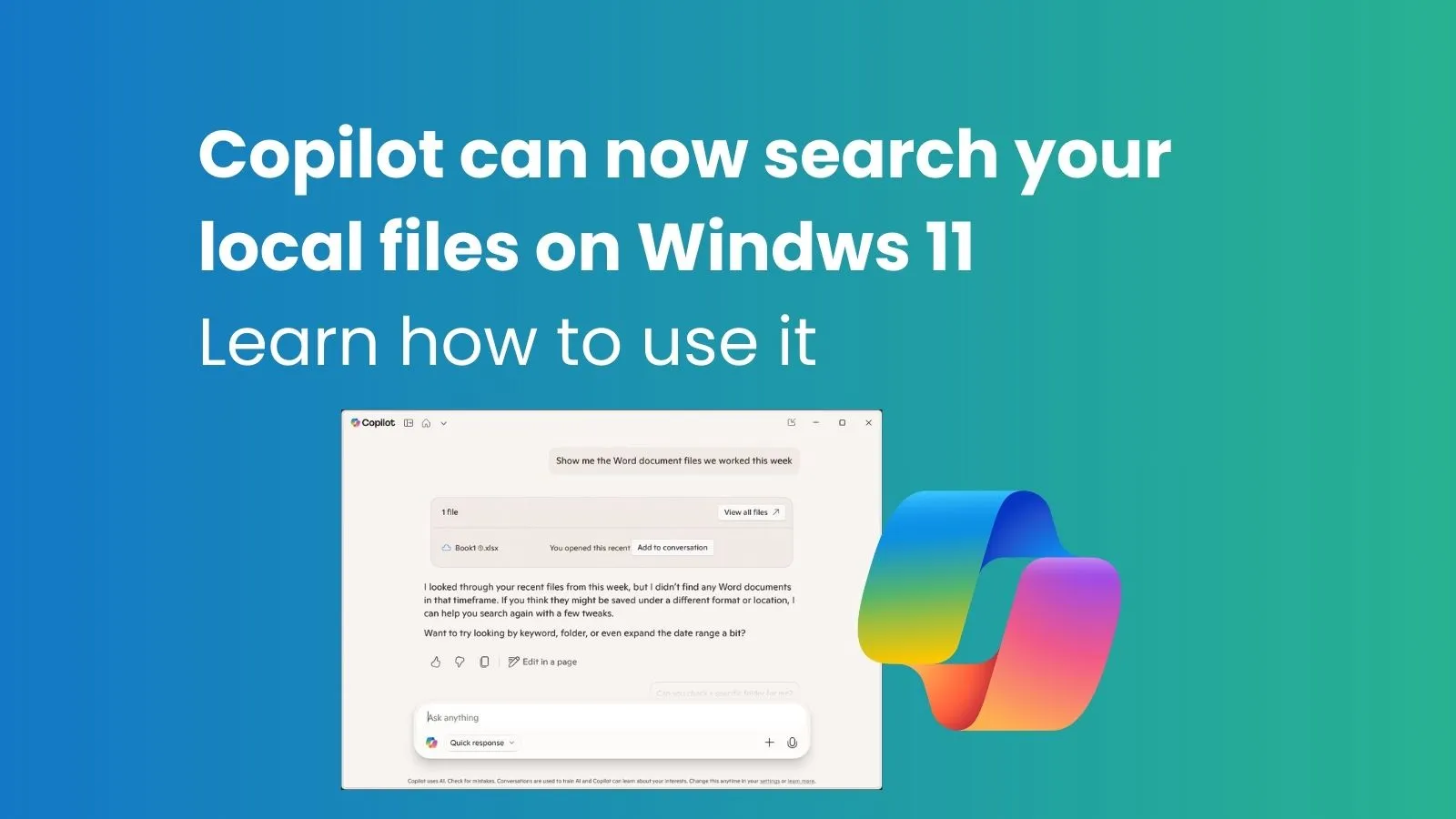 How to search local files using Copilot app on Windows 11 - Pureinfotech
