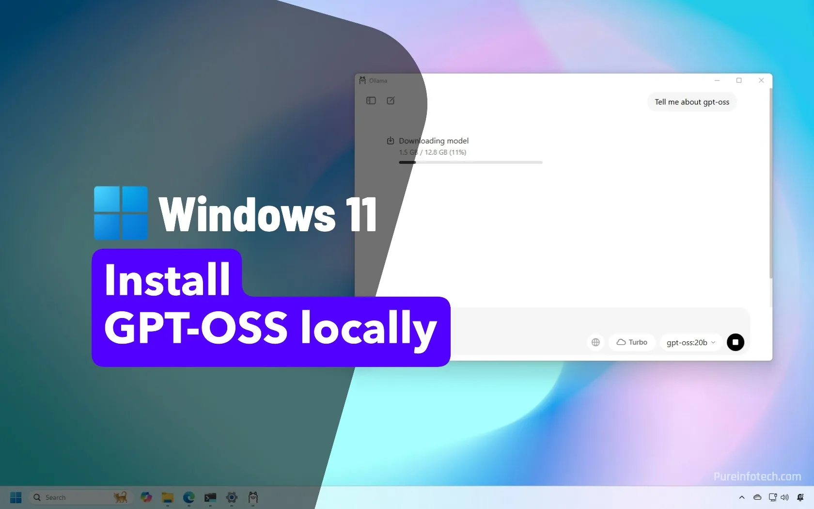 How to install OpenAI GPT-OSS AI model on Windows 11 - Pureinfotech