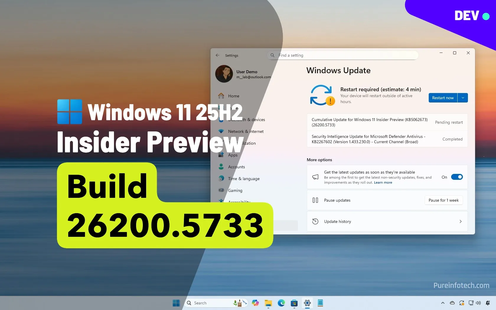 Build 26200.5733 (KB5062673) for Windows 11 25H2 adds File Explorer ...