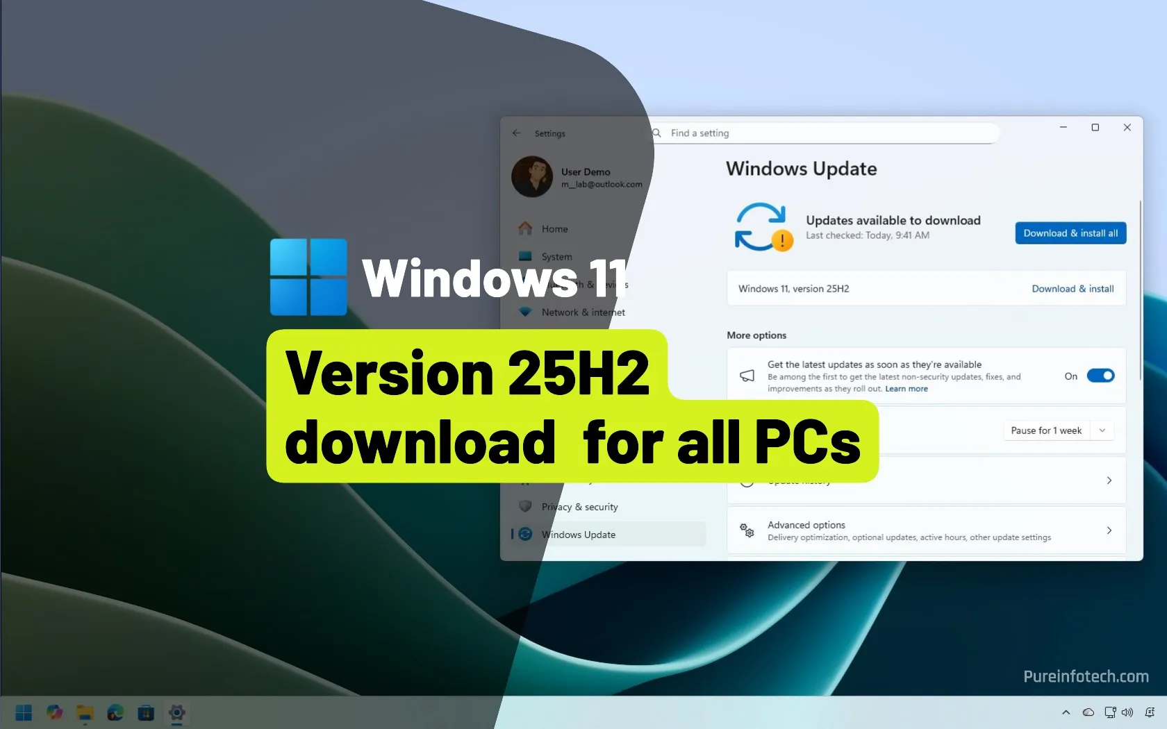 Windows 11 25H2 is now fully released for all eligible PCs - Pureinfotech