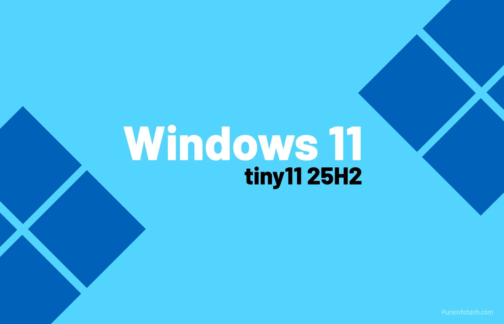 Windows 11 25H2 tiny11 ISO file direct download for x64 and arm64 PCs - Pureinfotech
