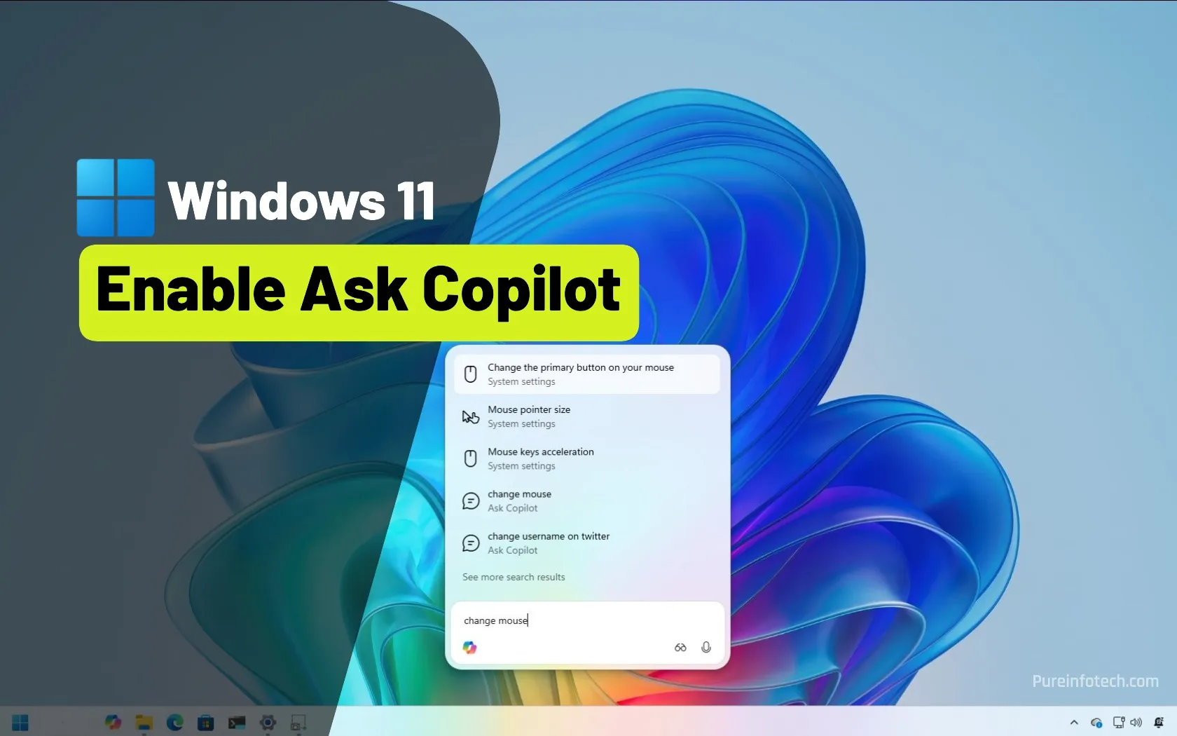 How to enable Ask Copilot in Taskbar on Windows 11 - Pureinfotech