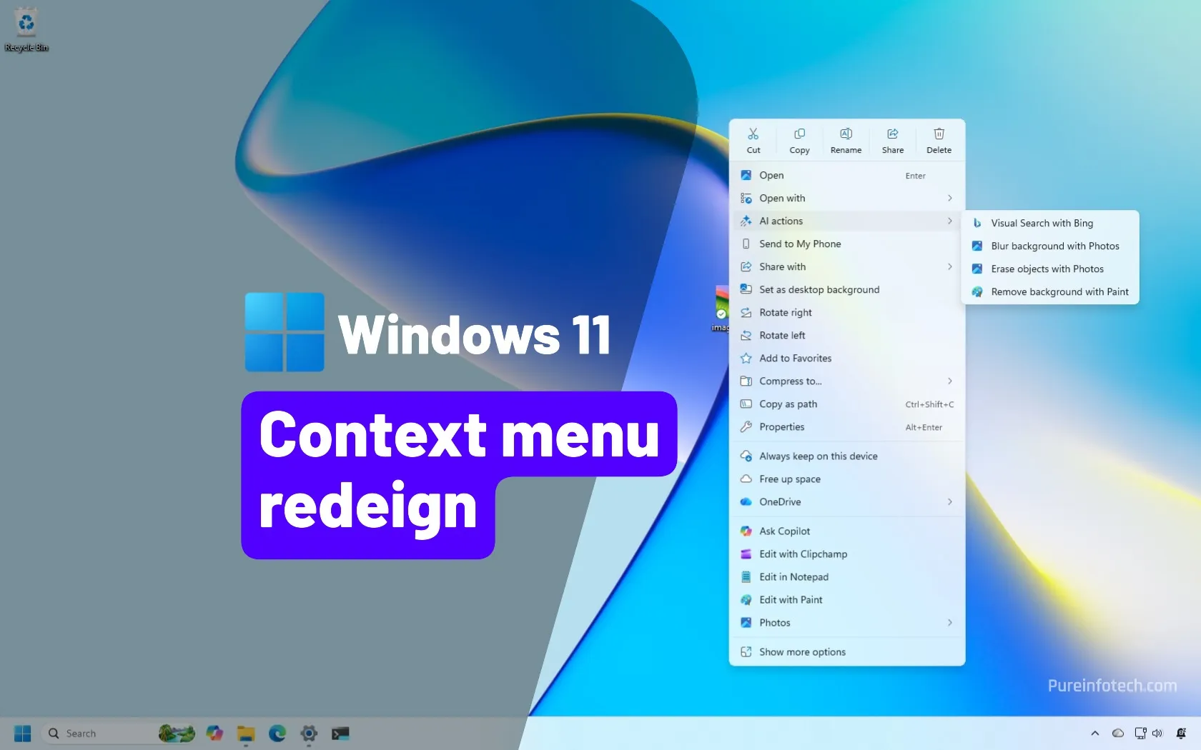 Microsoft is finally fixing cluttered right-click context menu in ...