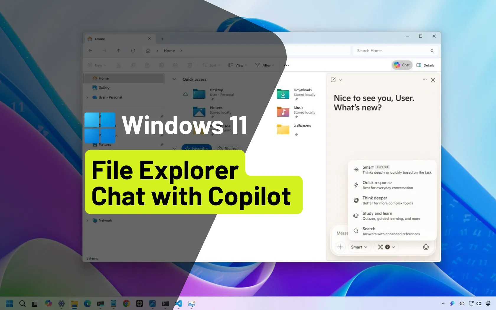 Copilot could soon be built into File Explorer on Windows 11 - Pureinfotech