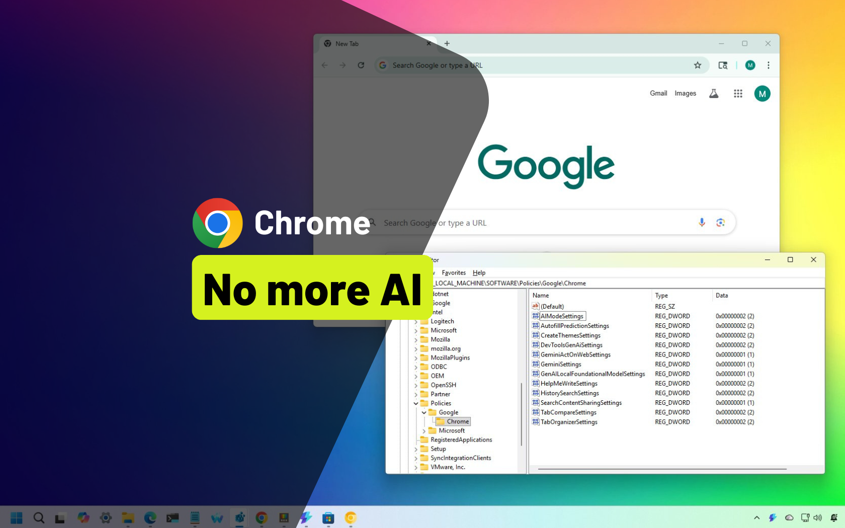 How to disable Google Chrome AI features on Windows 11 (for good ...