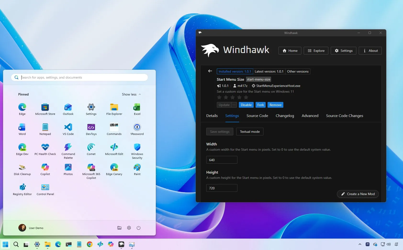 How to resize new Start menu layout on Windows 11 - Pureinfotech