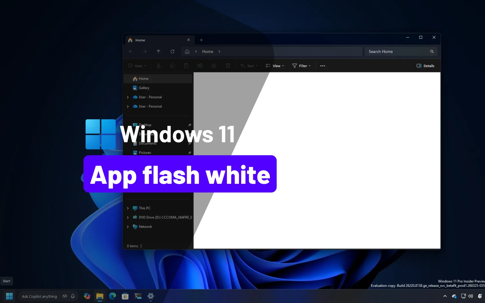 Why apps on Windows 11 still flash white in dark mode in 2026 ...