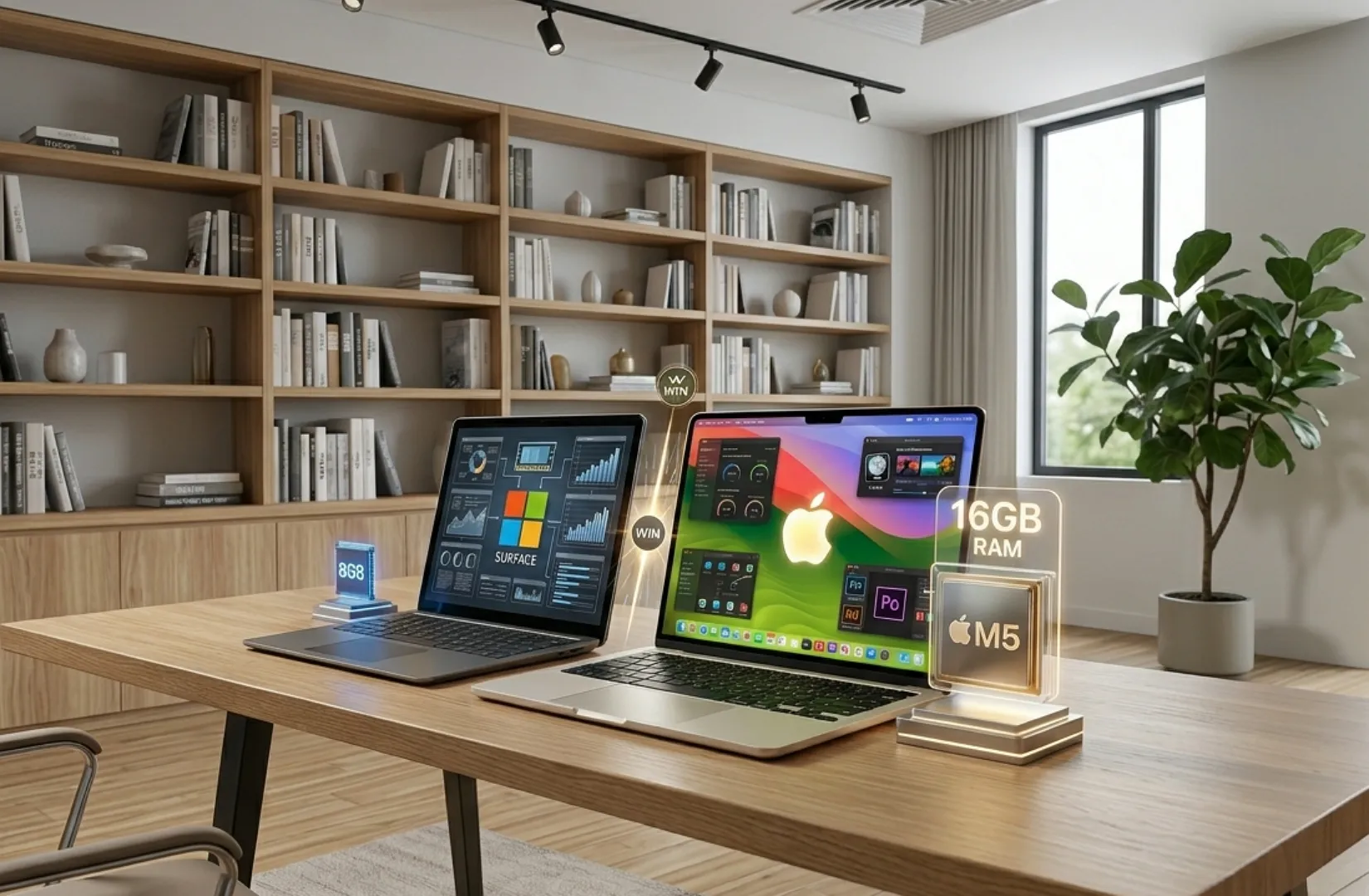 Surface Laptop 8 vs MacBook Air M5: How Apple won the baseline RAM ...
